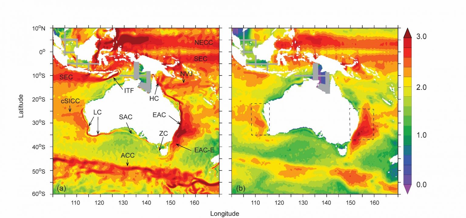 1.4. Variability in ocean currents around Australia – IMOS Ocean Report